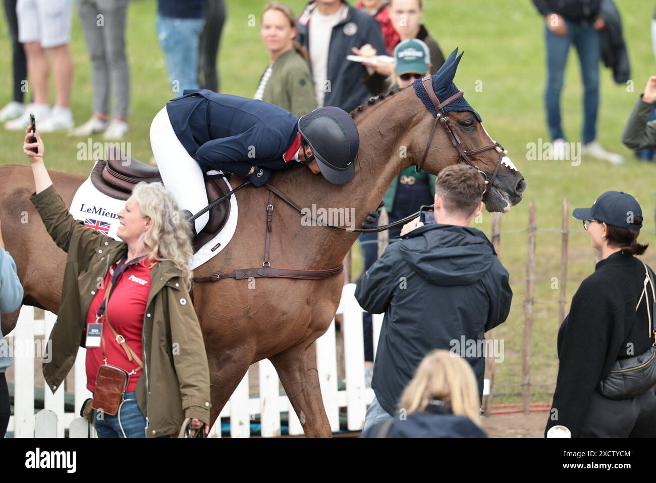 Yasmin Ingham of Great Britain with Banzai Du Loir during the CCI4*-S ...