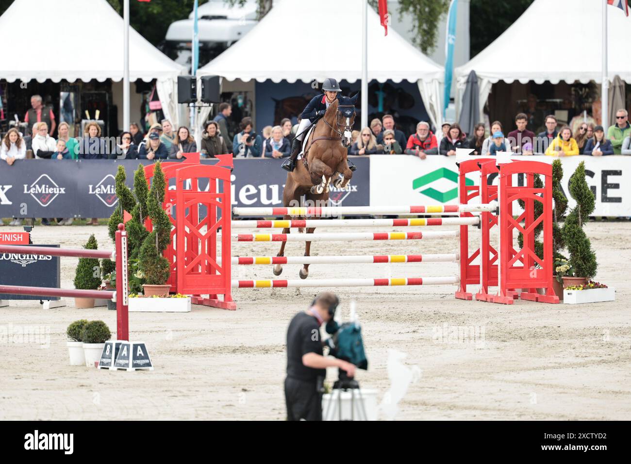 Yasmin Ingham of Great Britain with Banzai Du Loir during the CCI4*-S ...