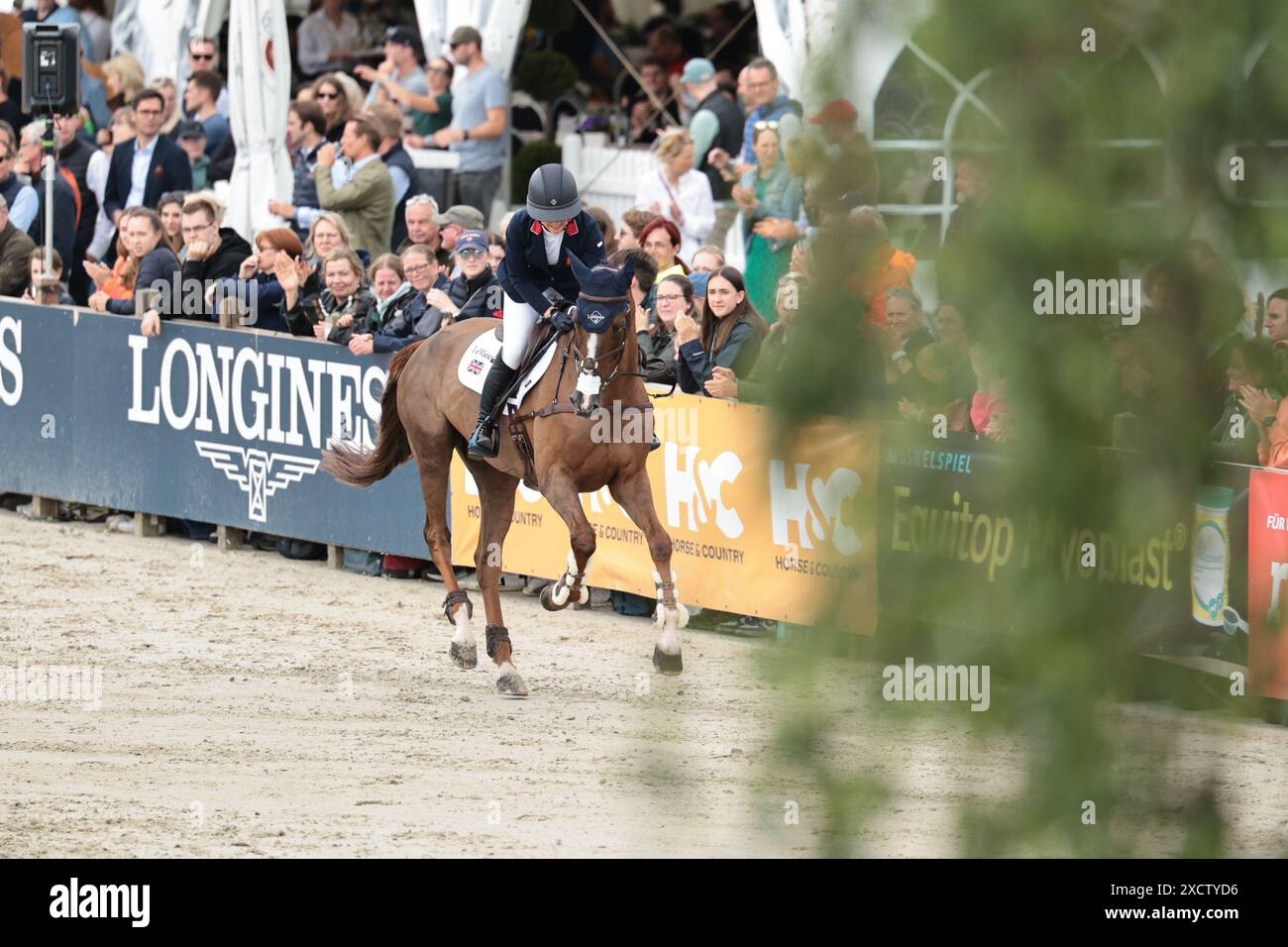 Yasmin Ingham of Great Britain with Banzai Du Loir during the CCI4*-S ...