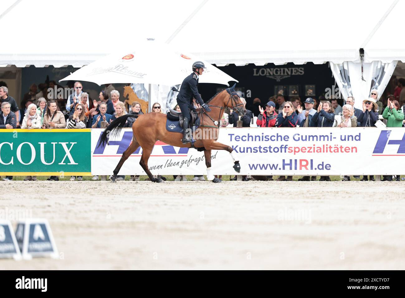 Calvin Böckmann of Germany with Altair De La Cense during the CCI4 ...