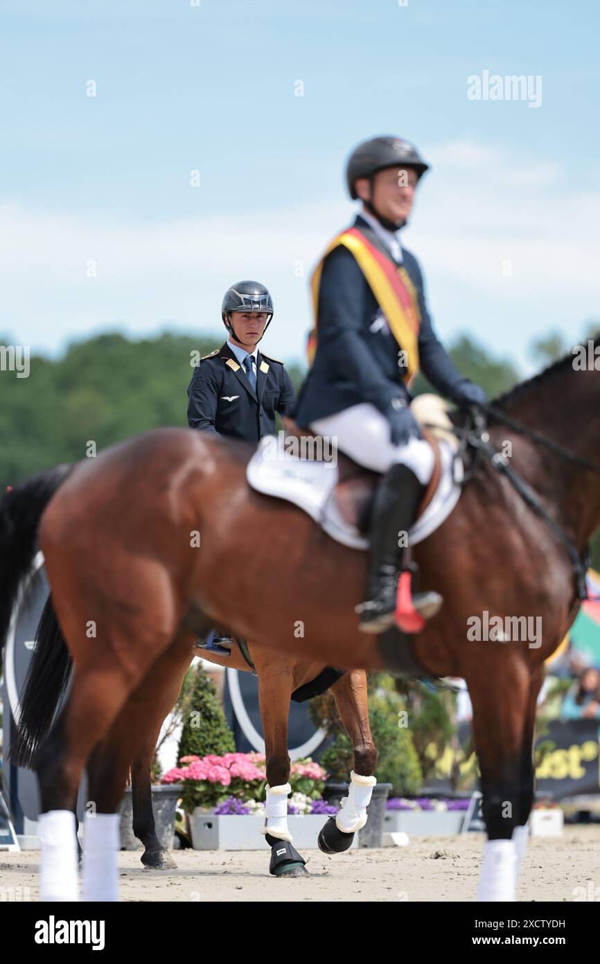 Calvin Böckmann of Germany with Altair De La Cense during the CCI4 ...