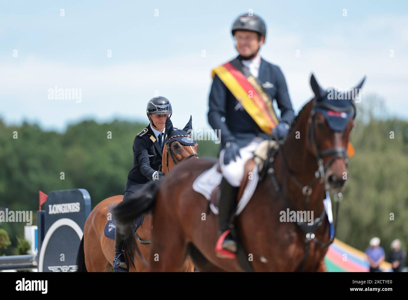 Calvin Böckmann of Germany with Altair De La Cense during the CCI4 ...