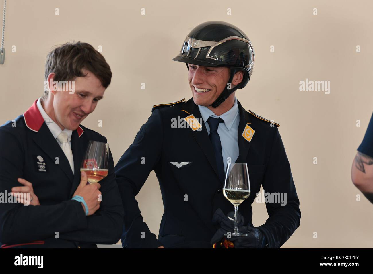 Calvin Böckmann of Germany during the CCI4* winners’ press conference ...