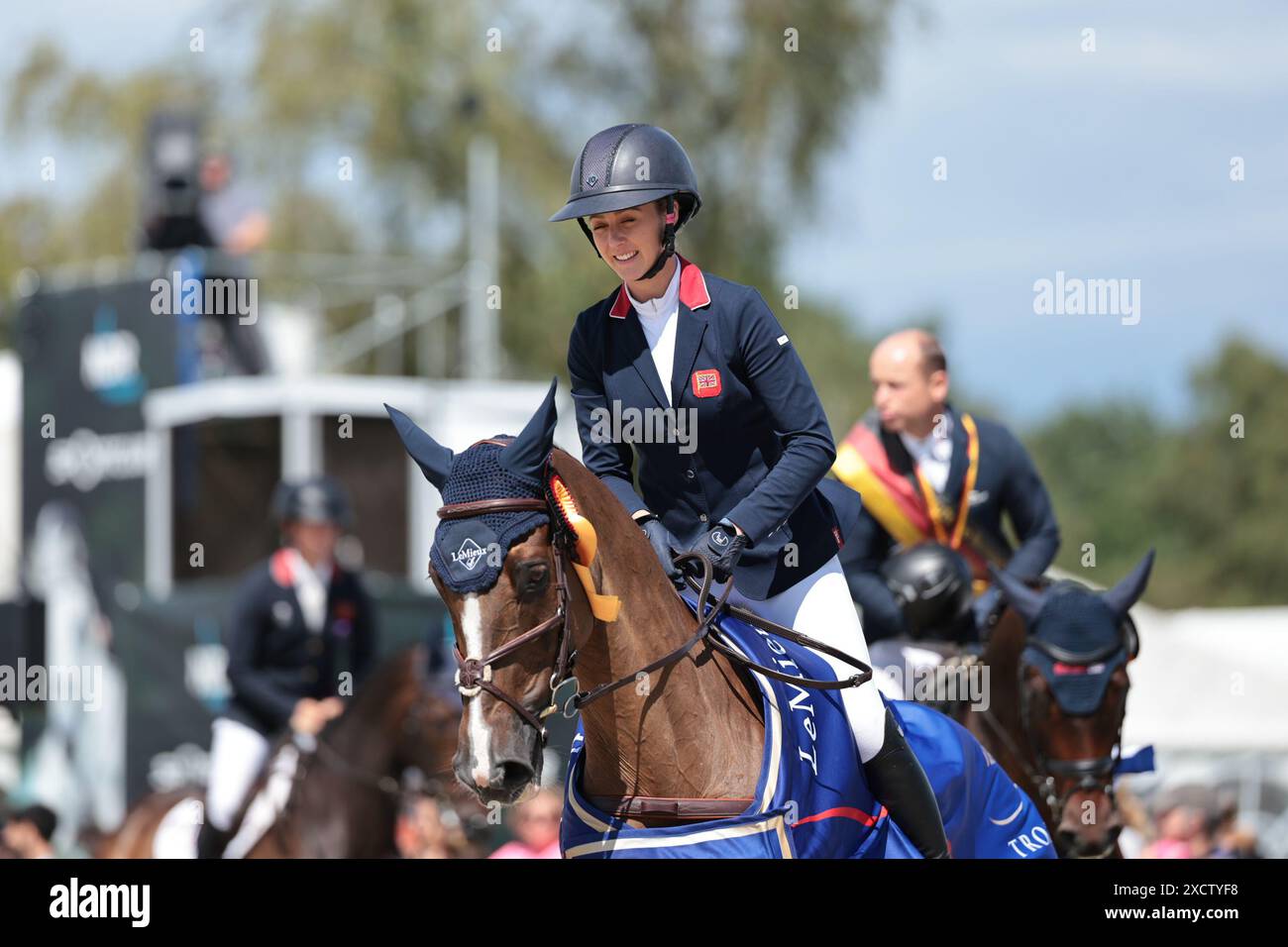 Yasmin Ingham of Great Britain with Banzai Du Loir during the CCI4 ...