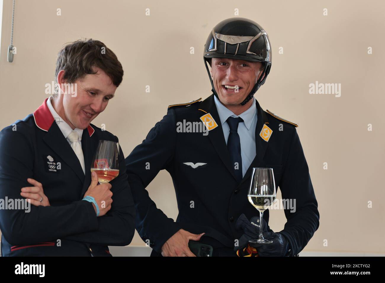 Calvin Böckmann of Germany during the CCI4* winners’ press conference ...