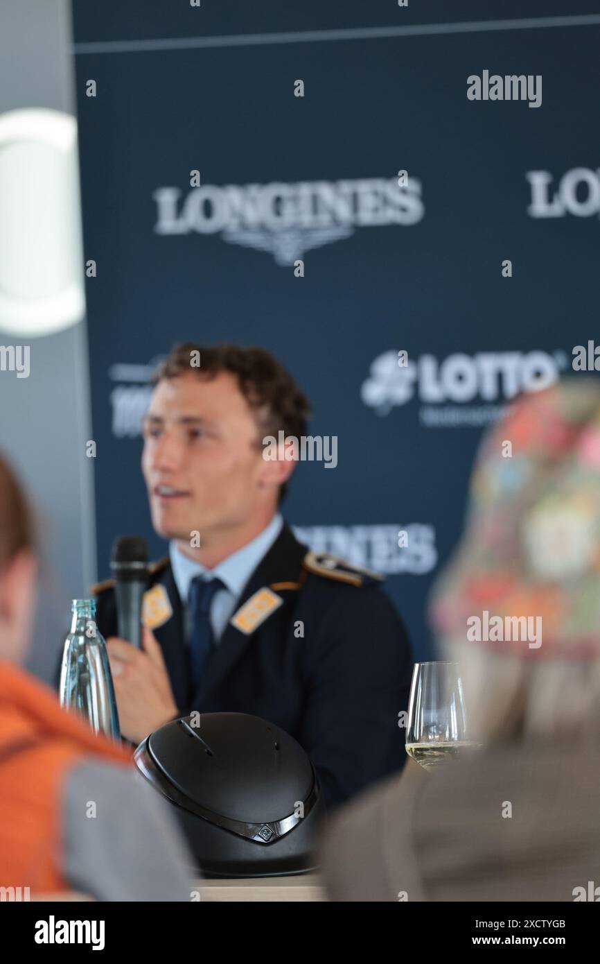 Calvin Böckmann of Germany during the CCI4* winners’ press conference ...