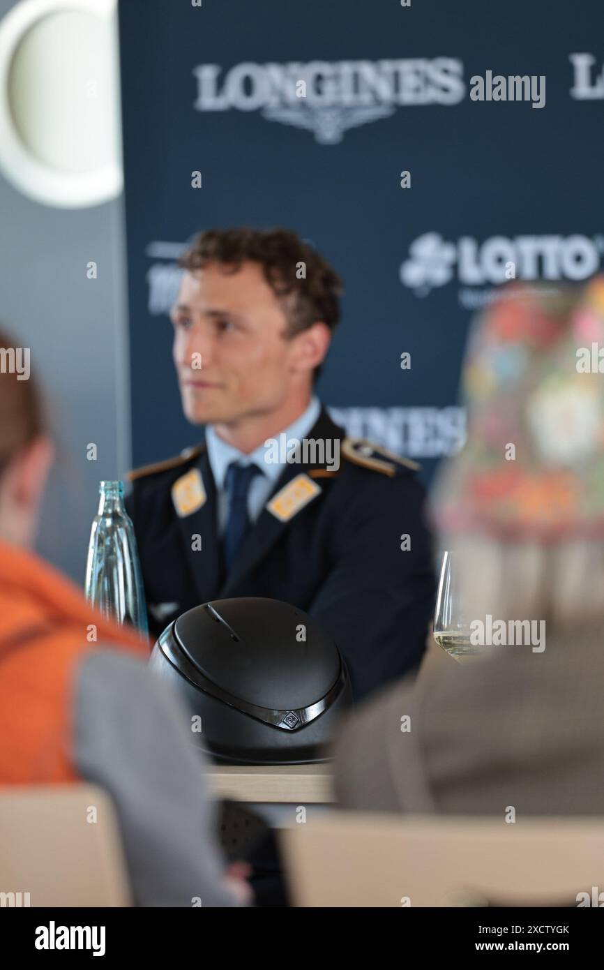 Calvin Böckmann of Germany during the CCI4* winners’ press conference ...