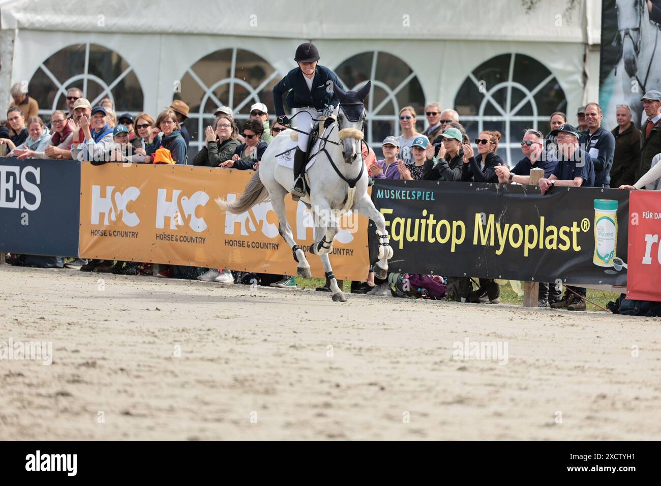 Lara de Liedekerke-Meier of Belgium with Hooney D'Arville during the ...