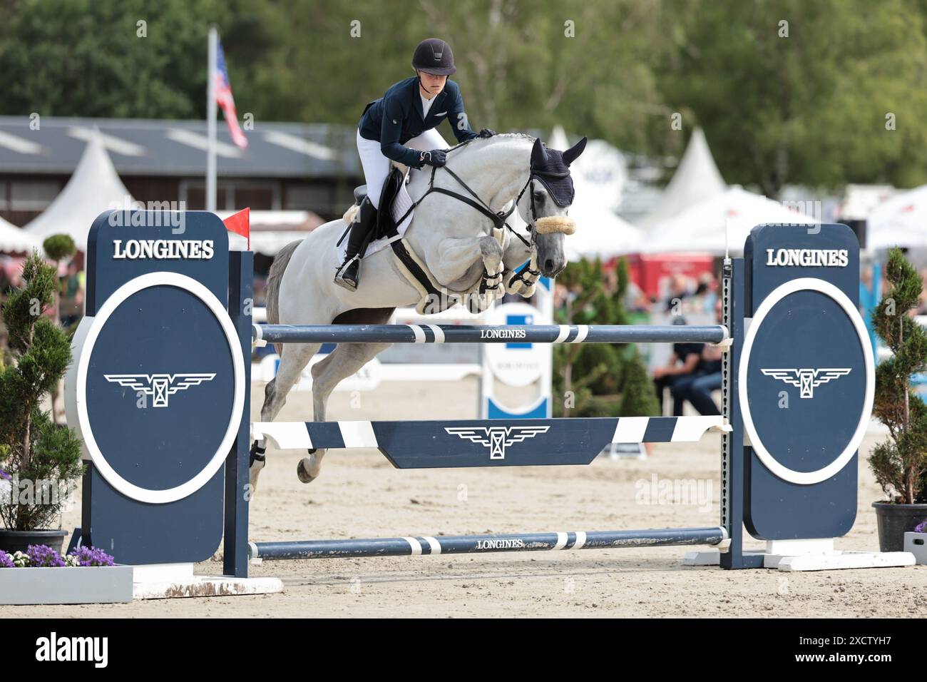 Lara de Liedekerke-Meier of Belgium with Hooney D'Arville during the ...
