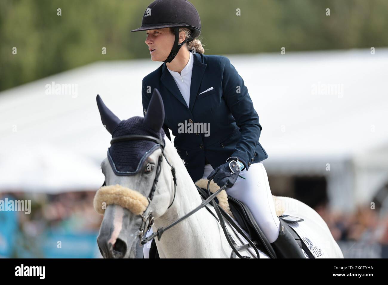 Lara de Liedekerke-Meier of Belgium with Hooney D'Arville during the ...