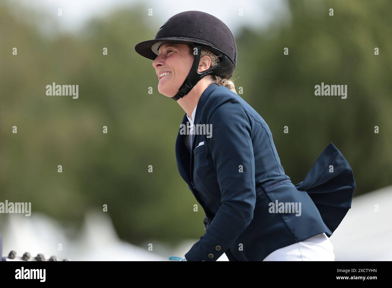 Lara de Liedekerke-Meier of Belgium with Hooney D'Arville during the ...