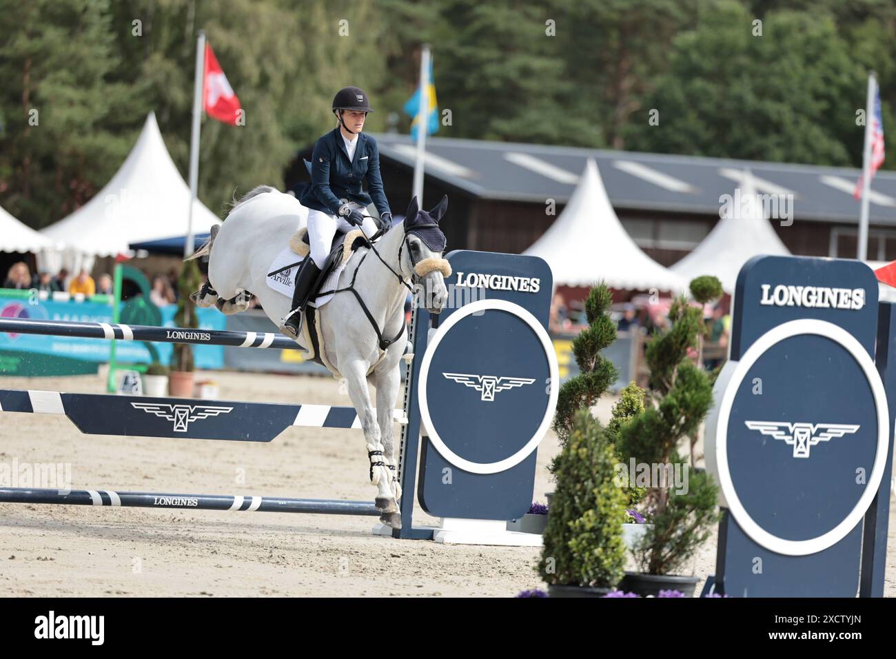 Lara de Liedekerke-Meier of Belgium with Hooney D'Arville during the ...