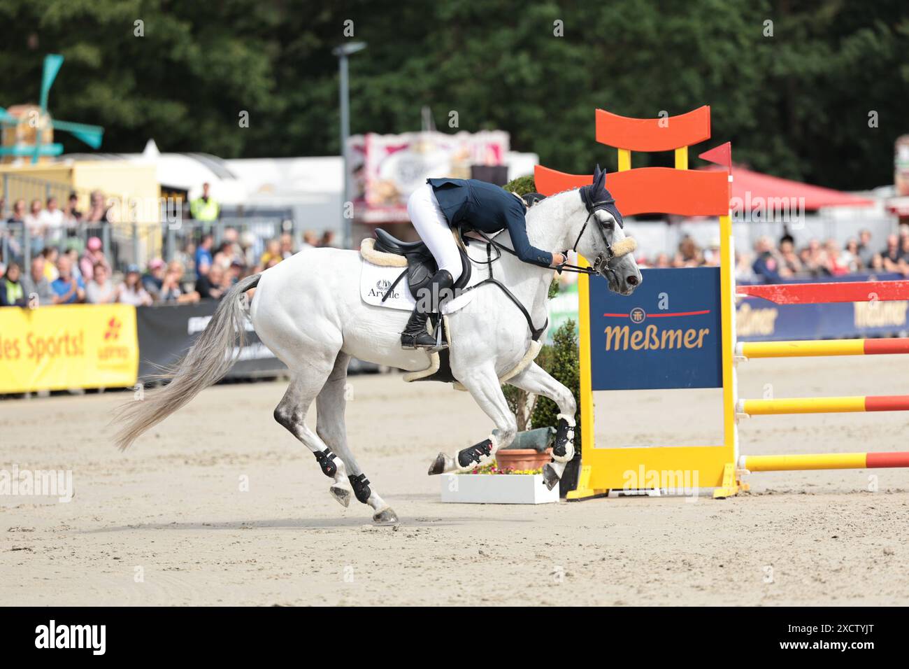 Lara de Liedekerke-Meier of Belgium with Hooney D'Arville during the ...