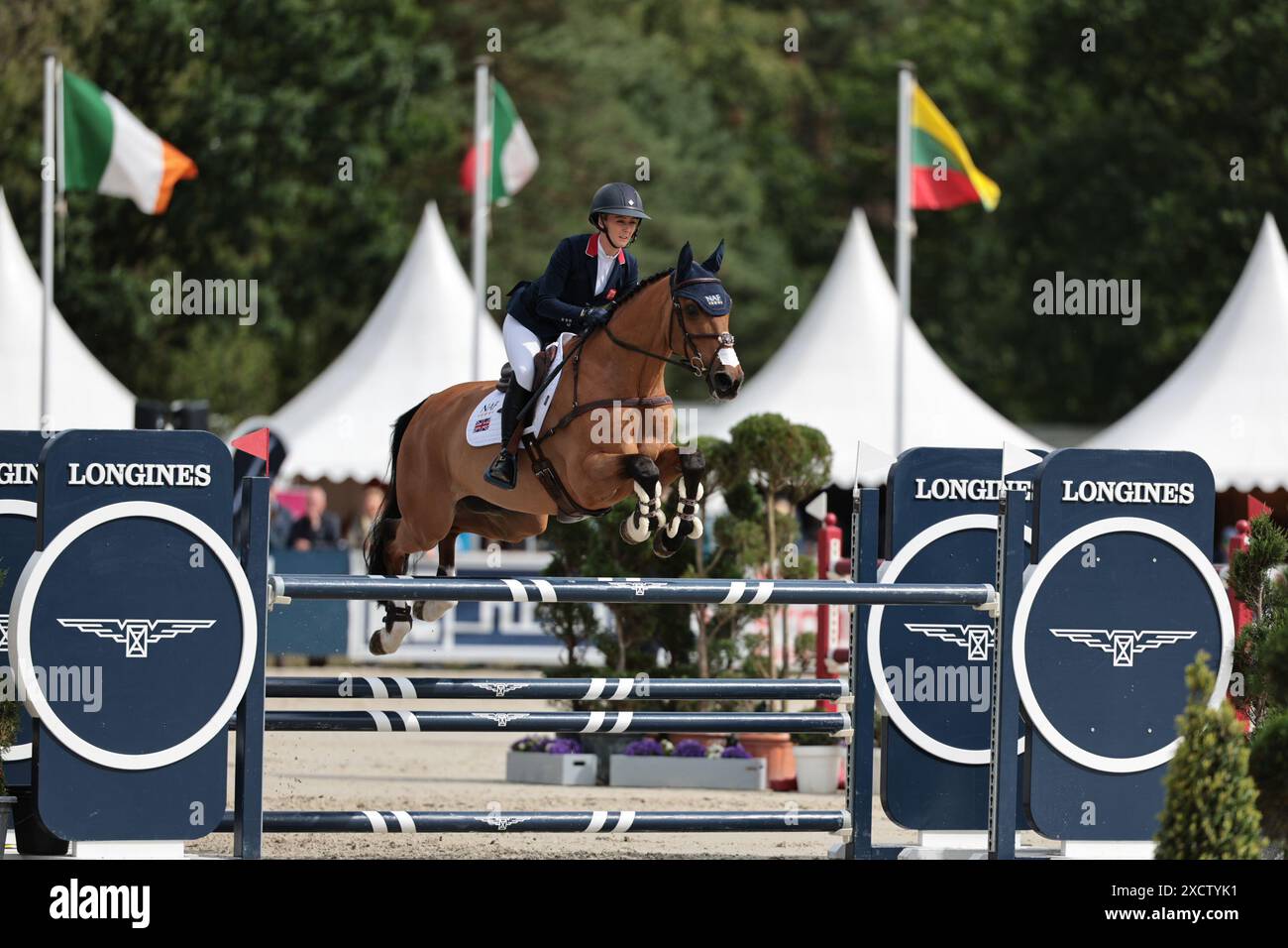 Yasmin Ingham of Great Britain with Rehy Dj during the CCI5 ...