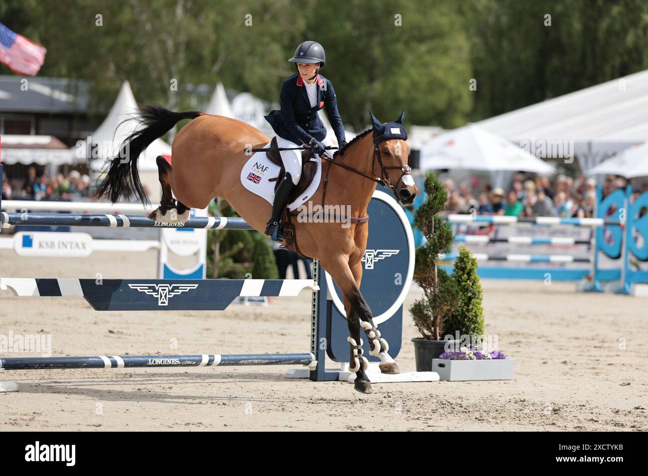 Yasmin Ingham of Great Britain with Rehy Dj during the CCI5 ...