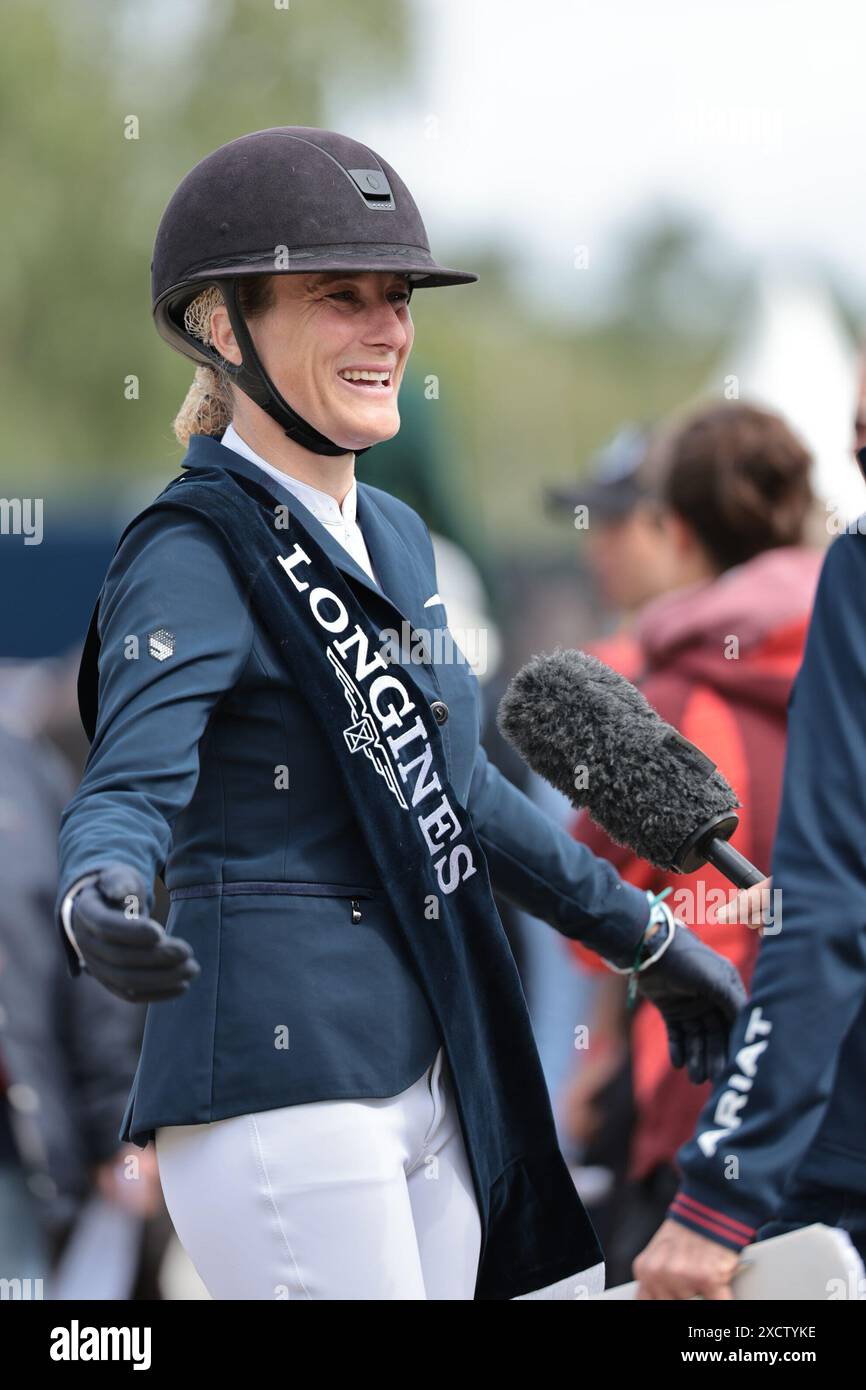 Lara de Liedekerke-Meier of Belgium with Hooney D'Arville during the ...