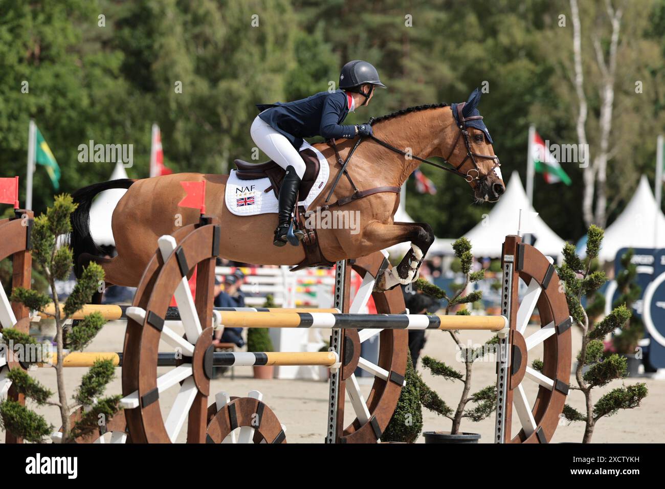 Yasmin Ingham of Great Britain with Rehy Dj during the CCI5 ...