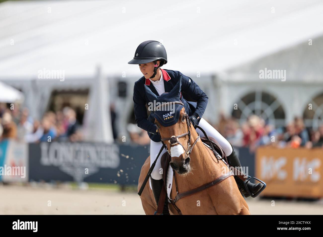 Yasmin Ingham of Great Britain with Rehy Dj during the CCI5 ...