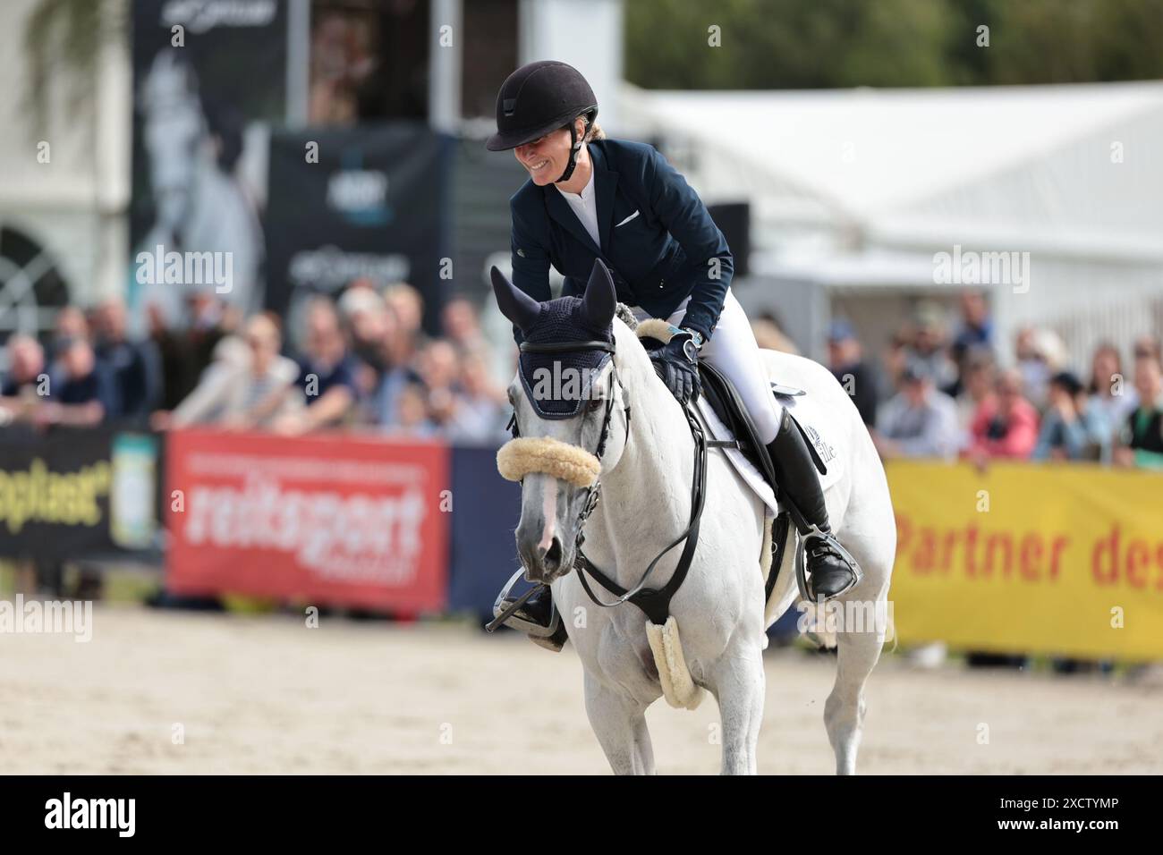 Lara de Liedekerke-Meier of Belgium with Hooney D'Arville during the ...