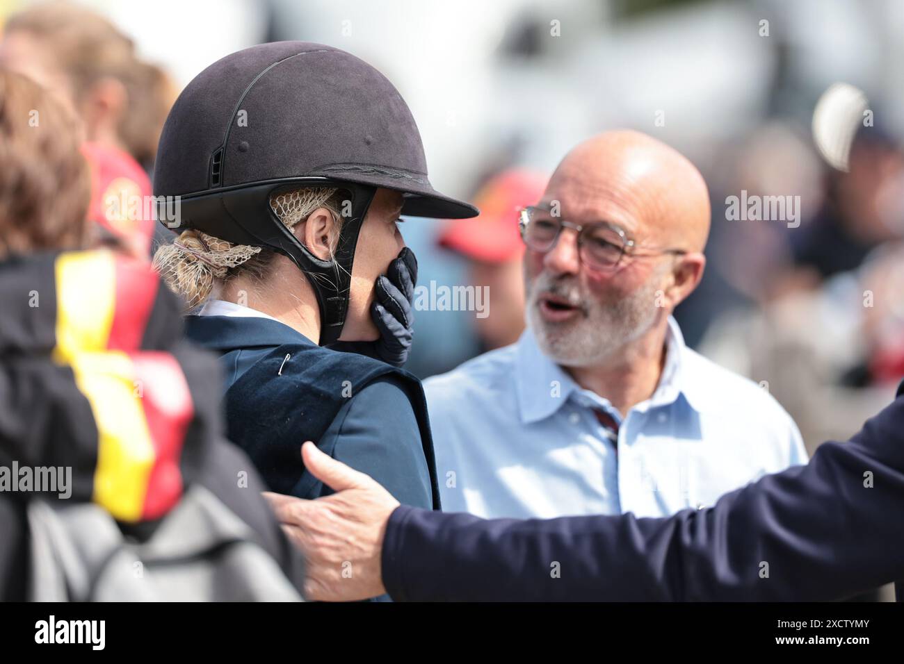 Lara de Liedekerke-Meier of Belgium with Hooney D'Arville during the ...