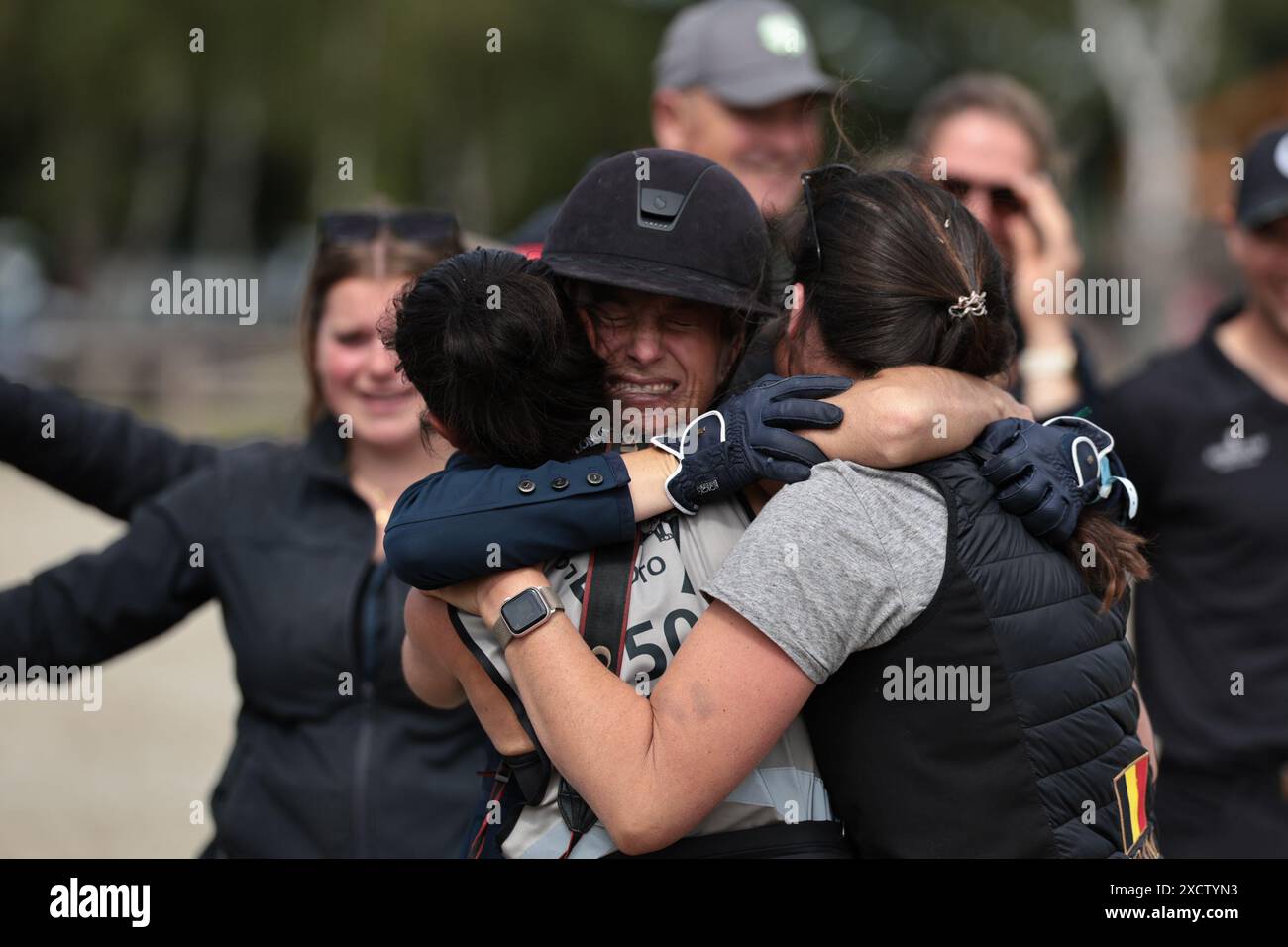 Lara de Liedekerke-Meier of Belgium with Hooney D'Arville during the ...