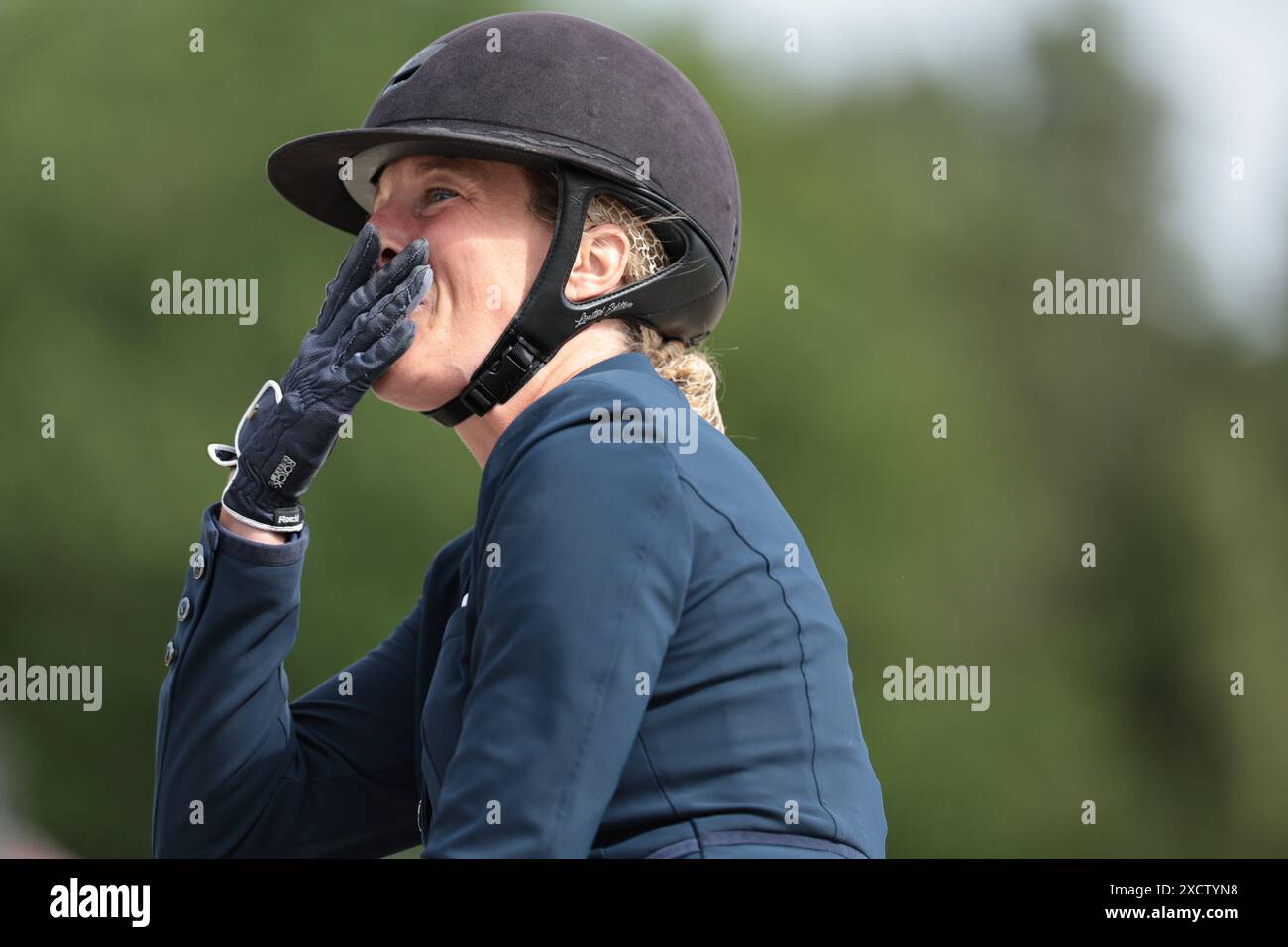 Lara de Liedekerke-Meier of Belgium with Hooney D'Arville during the ...