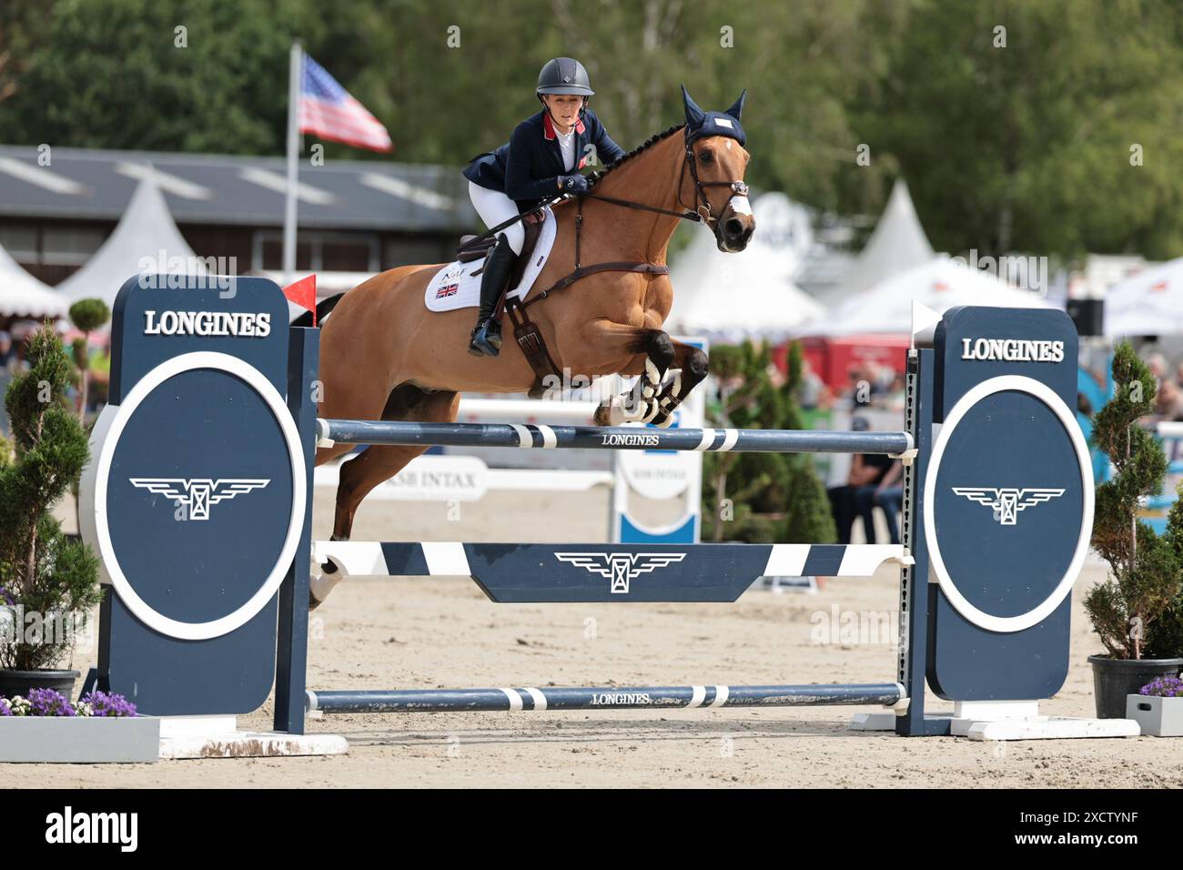 Yasmin Ingham of Great Britain with Rehy Dj during the CCI5 ...