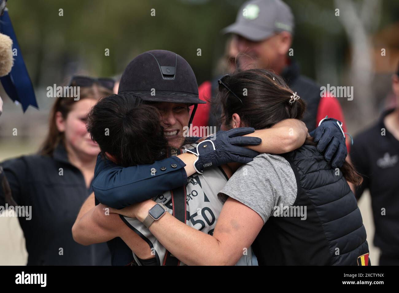 Lara de Liedekerke-Meier of Belgium with Hooney D'Arville during the ...