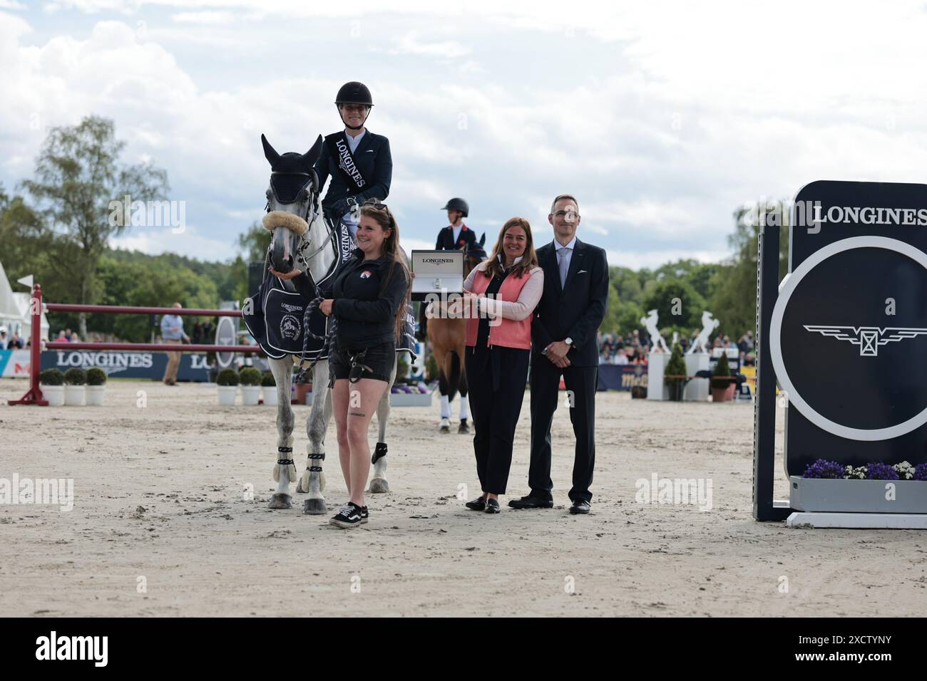 Lara de Liedekerke-Meier of Belgium with Hooney D'Arville during the ...