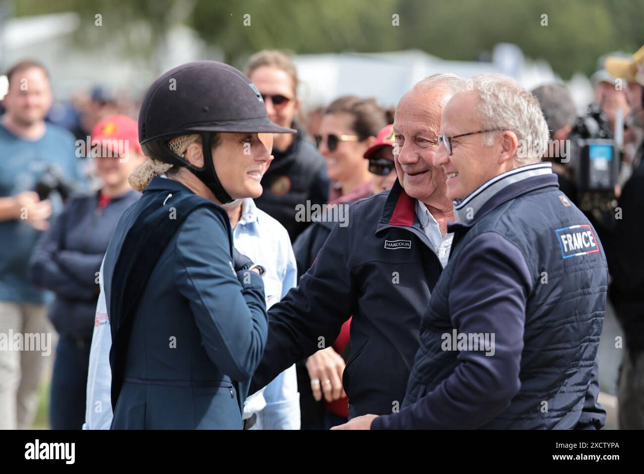 Lara de Liedekerke-Meier of Belgium with Hooney D'Arville during the ...