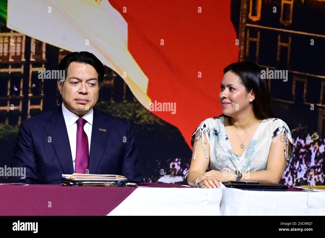 Mexico City, Mexico. 18th June, 2024. National President of the ...