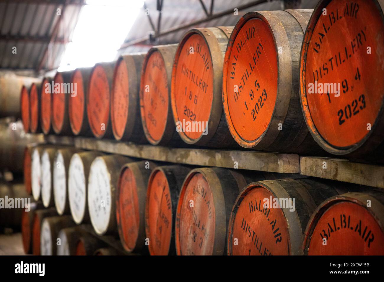 Scottish whisky distillery tour Stock Photo - Alamy