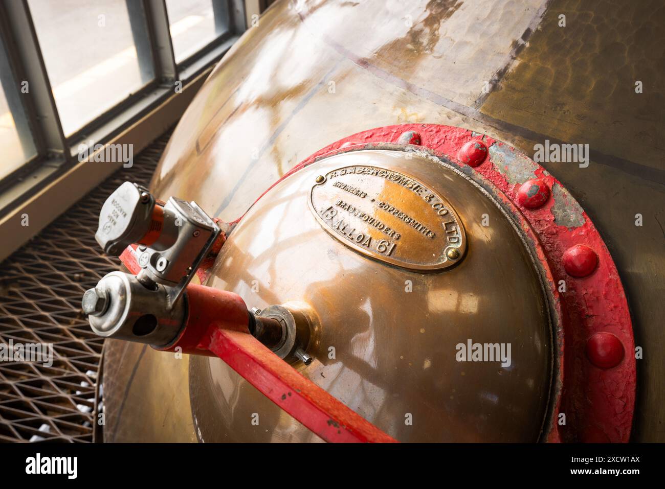 Scottish whisky distillery tour Stock Photo - Alamy