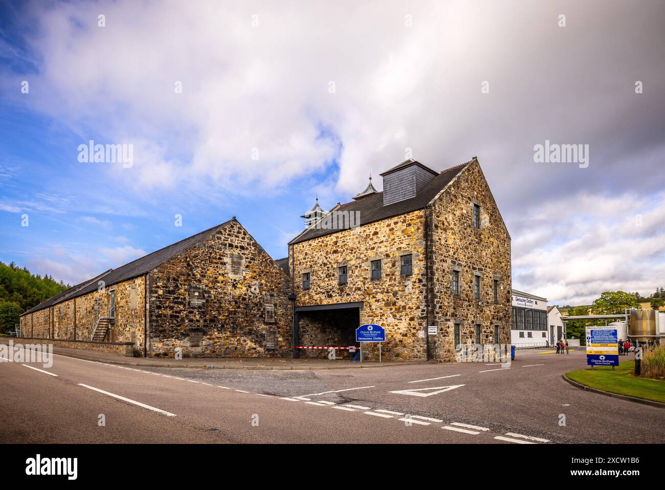 Scottish whisky distillery tour Stock Photo - Alamy