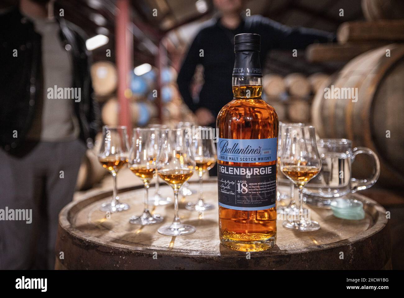 Scottish whisky distillery tour Stock Photo - Alamy