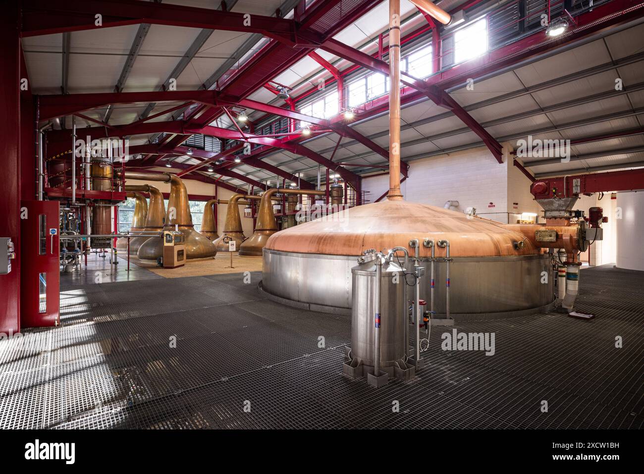 Scottish whisky distillery tour Stock Photo - Alamy