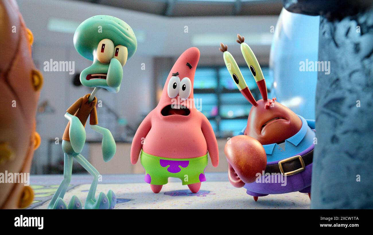 SAVING BIKINI BOTTOM: THE SANDY CHEEKS MOVIE, from left: Squidward ...