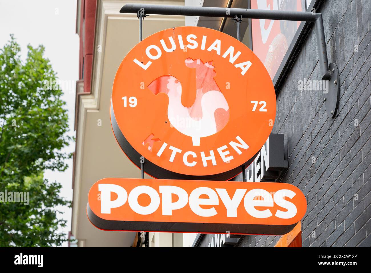 American multinational chain of fried chicken restaurants, Popeyes ...