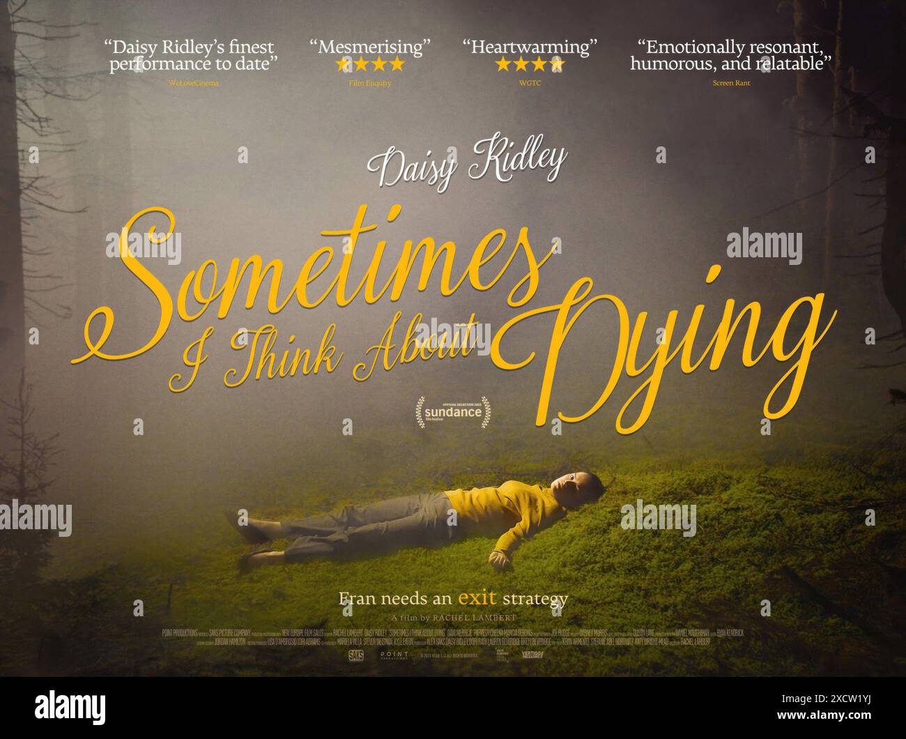 SOMETIMES I THINK ABOUT DYING, poster, Daisy Ridley, 2023 ...