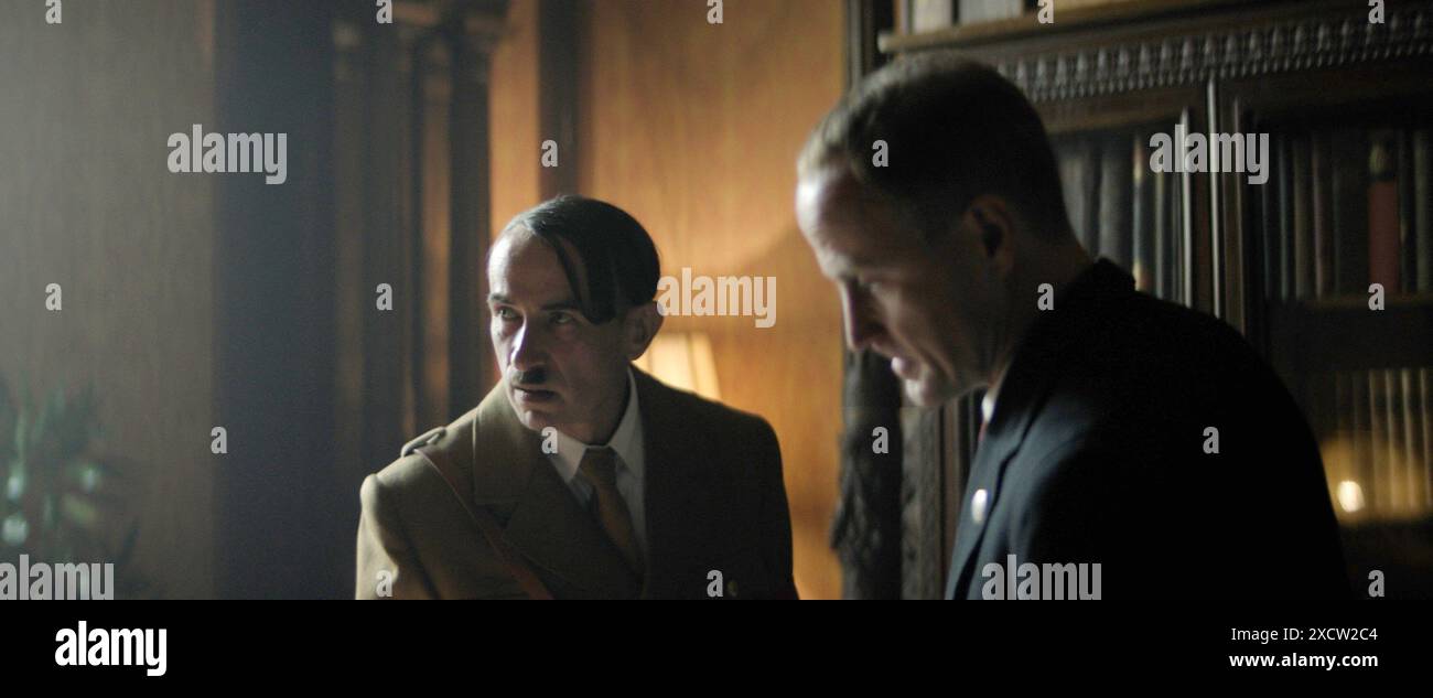 HITLER AND THE NAZIS: EVIL ON TRIAL, Karoly Kozma as Adolf Hitler (left ...