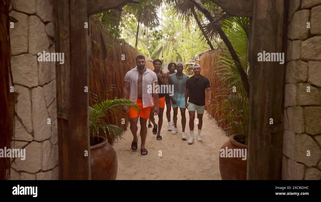 PERFECT MATCH, from left: Trevor Sova, Bryton Constantin, Dom Gabriel ...