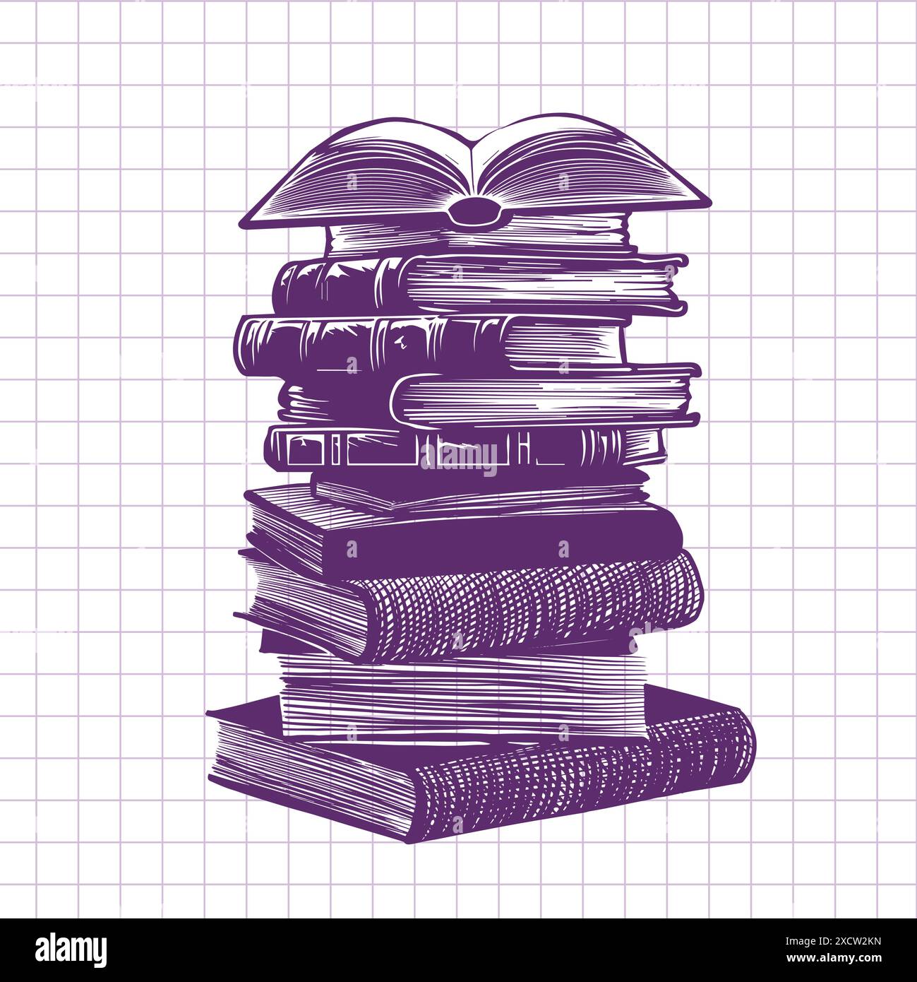 Stacking library Stock Vector Images - Alamy