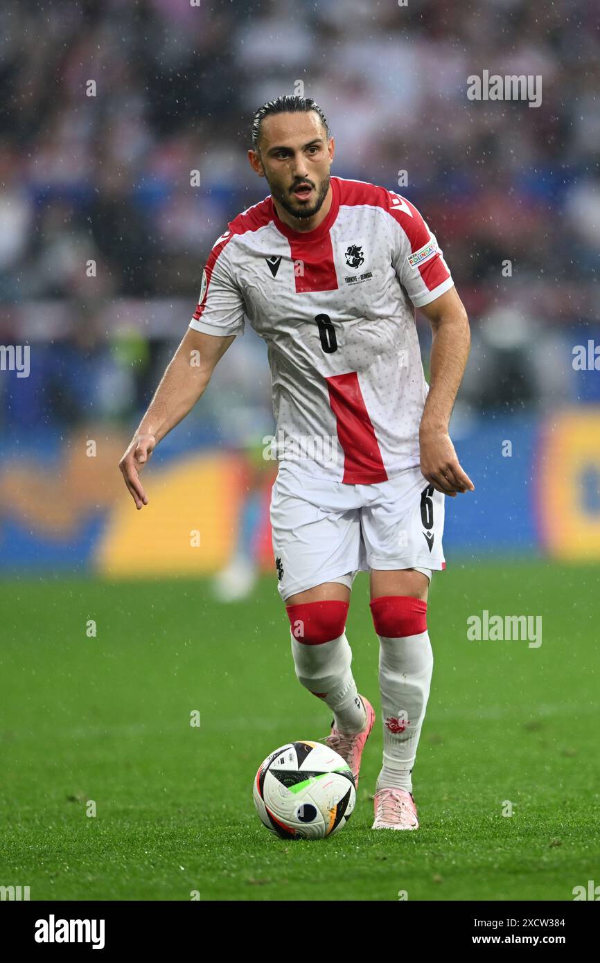 Giorgi Kochorashvili (Georgia) during the UEFA Euro Germany 2024 match ...