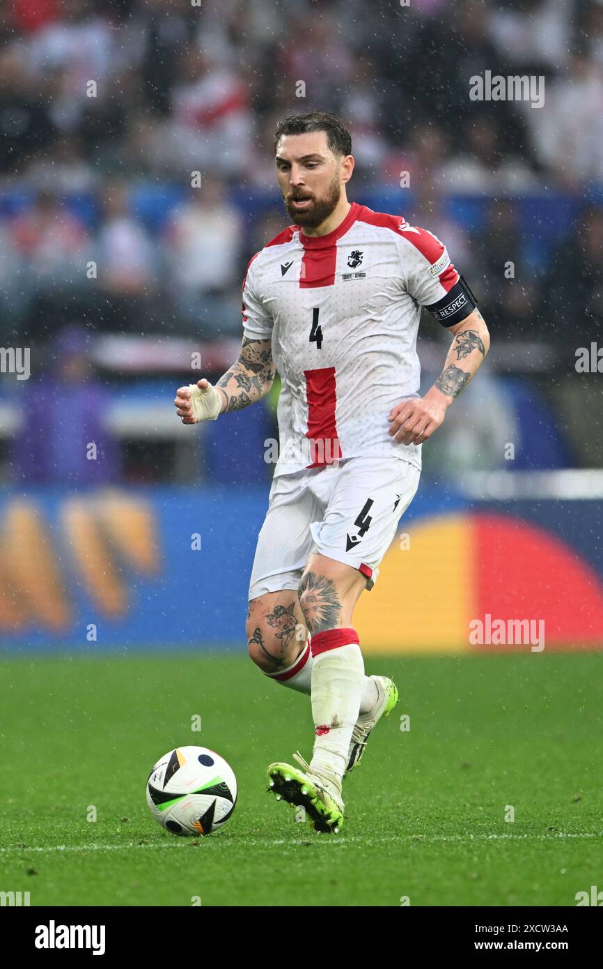Guram Kashia (Georgia) during the UEFA Euro Germany 2024 match between ...