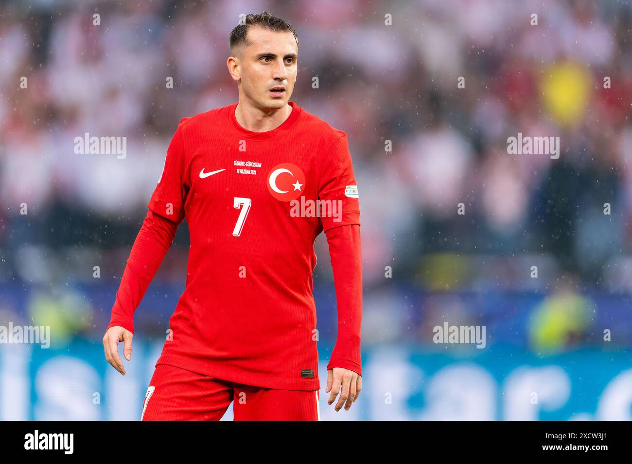 DORTMUND, GERMANY - JUNE 18: Muhammed Kerem Akturkoglu of Turkiye looks on during the Group F ...