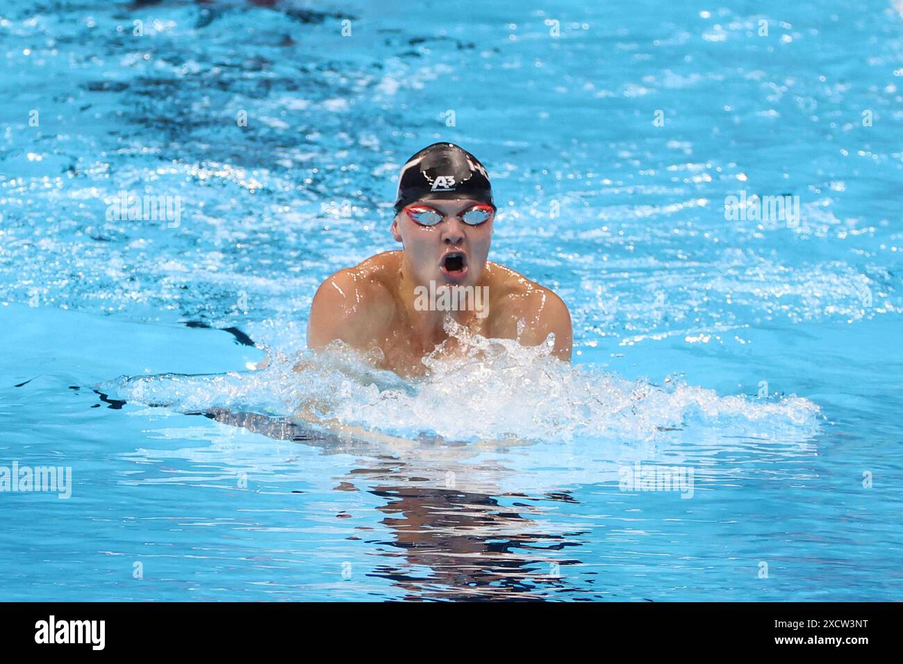 June 18, 2024, Indianapolis, Indiana, USA: Ananias Pouch competes in ...