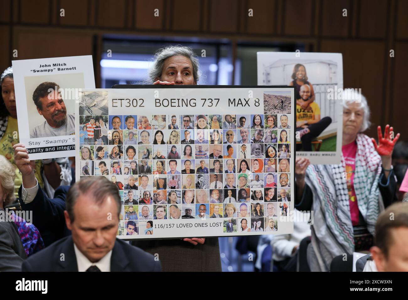 Washington, DC, United States. 18th June, 2024. Nadia Milleron, mother ...