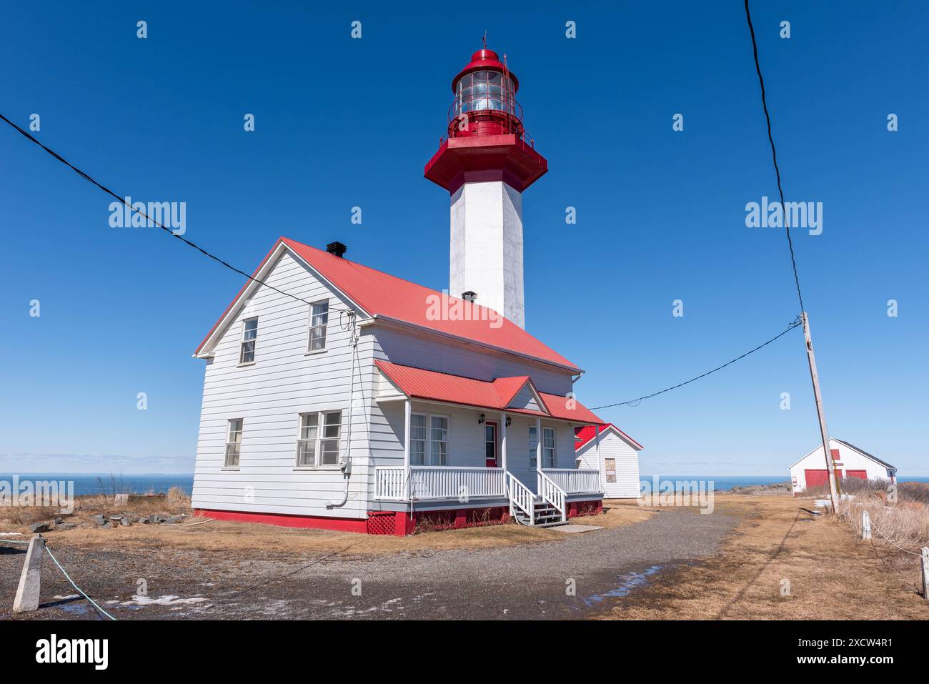 The Metis Lighthouse in the Bas-Saint-Laurent, also named in French ...