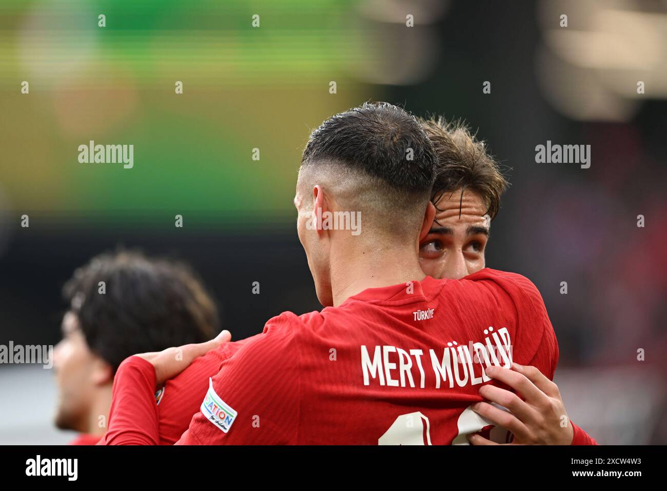 Mert Muldur (Turkiye) celebrates after scoring his team's first goal ...