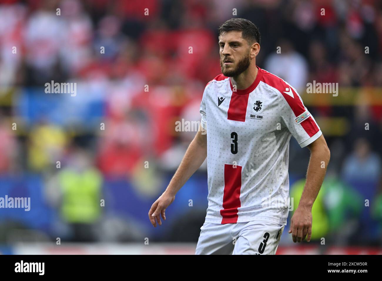 Lasha Dvali (Georgia) during the UEFA Euro Germany 2024 match between ...